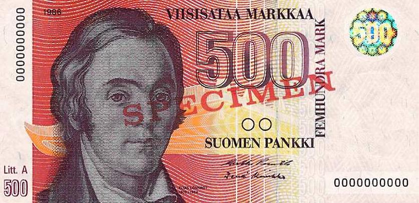 Will's Online World Paper Money Gallery - BANKNOTES OF FINLAND