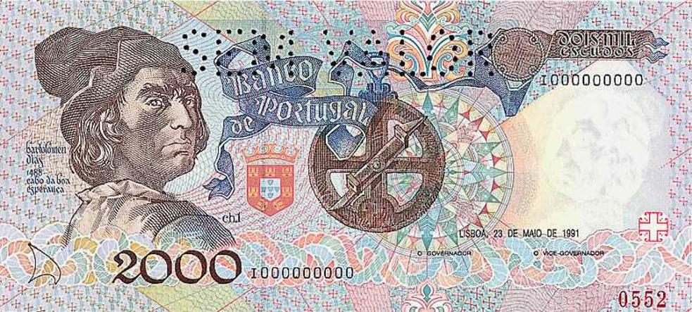 Will's Online World Paper Money Gallery - BANKNOTES OF PORTUGAL