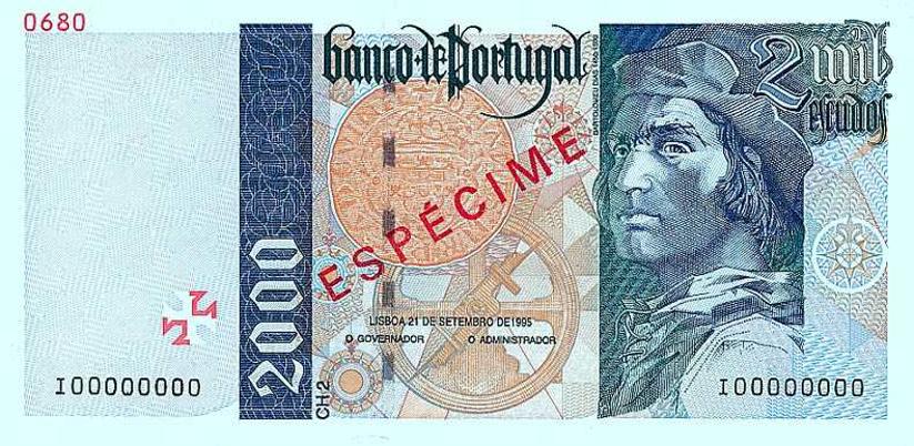Will's Online World Paper Money Gallery - BANKNOTES OF PORTUGAL