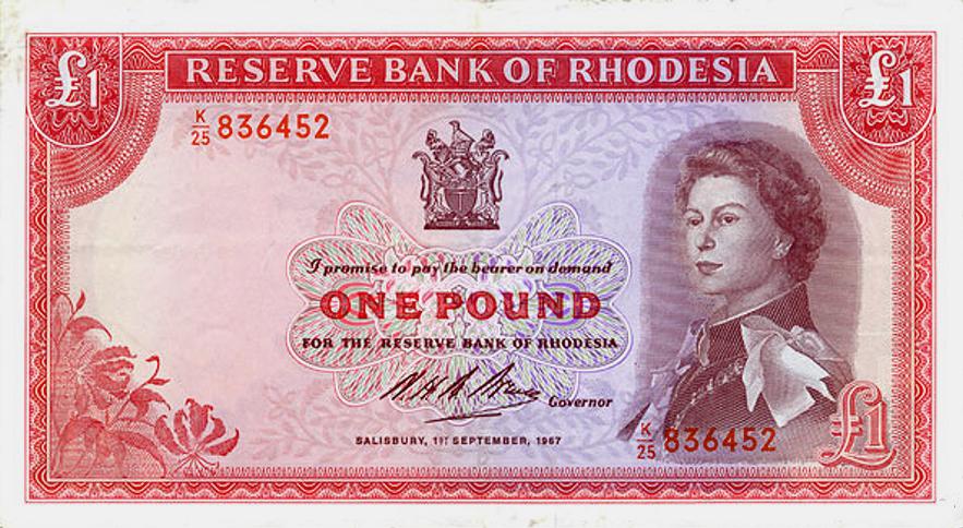 Will's Online World Paper Money Gallery - BANKNOTES OF RHODESIA