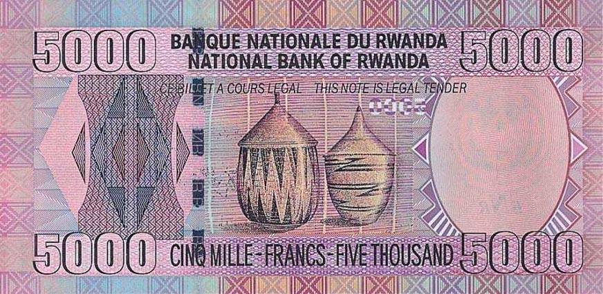 Will's Online World Paper Money Gallery - BANKNOTES OF RWANDA