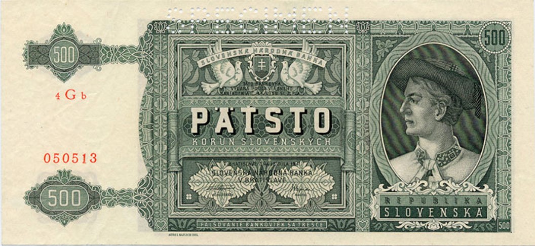 Will's Online World Paper Money Gallery - SLOVAKIA
