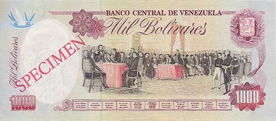 Will's Online World Paper Money Gallery - BANKNOTES OF VENEZUELA