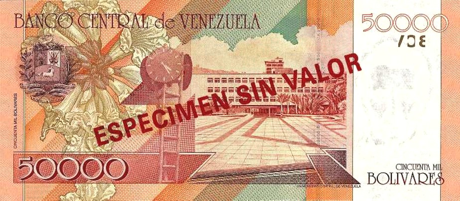 Will's Online World Paper Money Gallery - BANKNOTES OF VENEZUELA